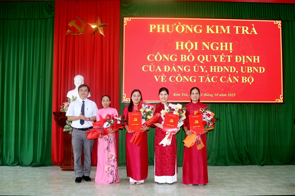 Kim Trà: Hội nghị công bố Quyết định về công tác cán bộ